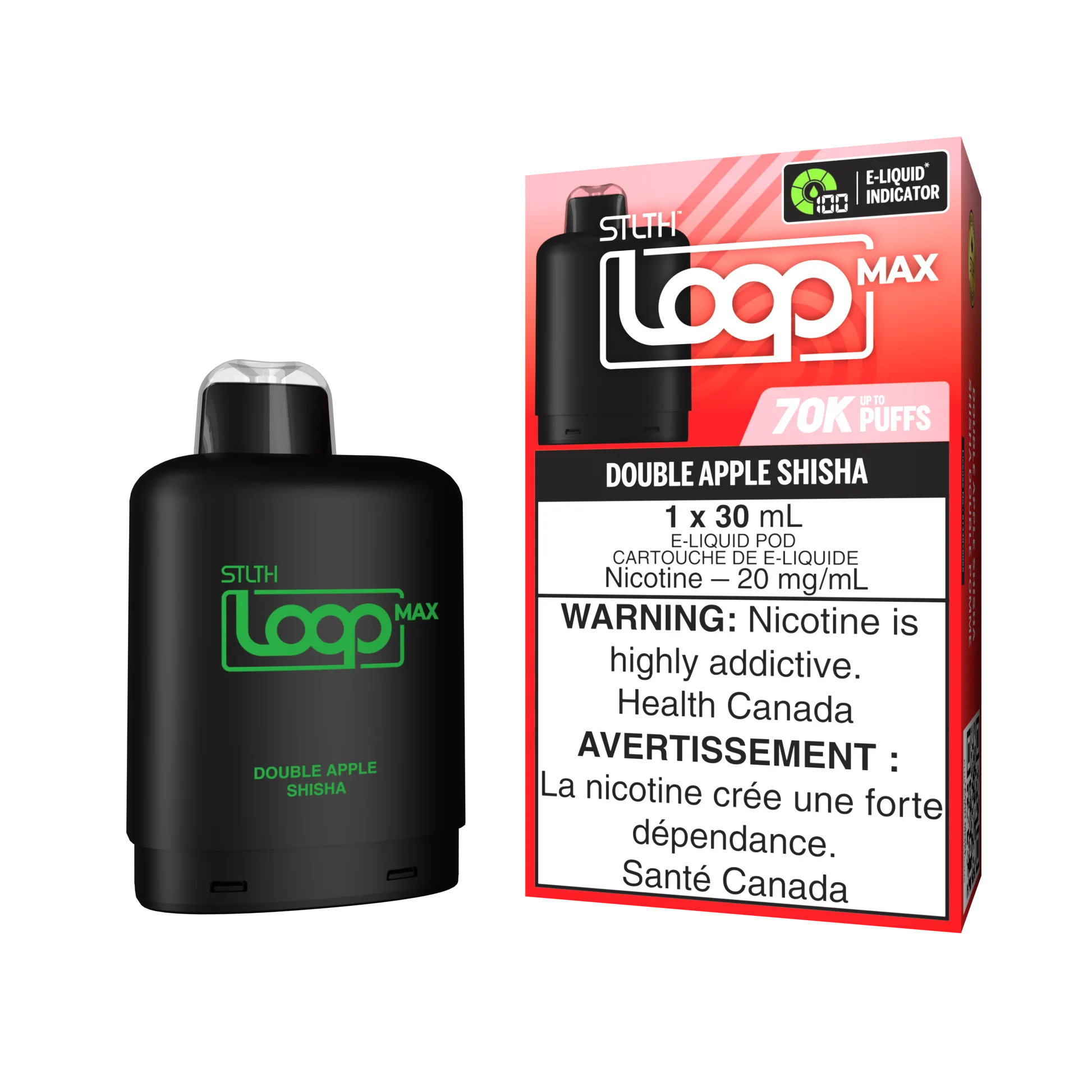 STLTH Loop MAX 70K Pod - Double Apple Shisha – True North Vapor